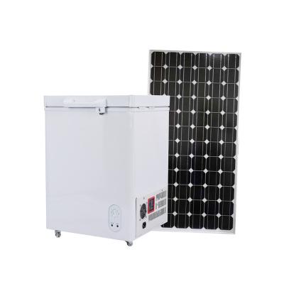 Cina Low Energy Consumption 100L Solar Freezer DC Silent Fridge Freezer 12v 24v in vendita