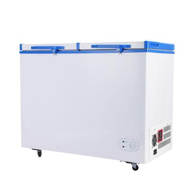 Cina Low energy consumption 250L cold drinks, ice cream or frozen food solar refrigerator, multifunctional solar-direct deep freezer in vendita
