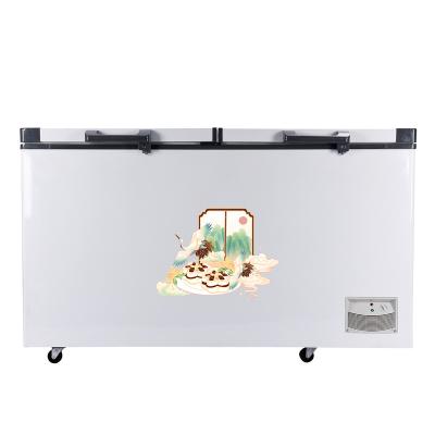 Cina High Quality Low Energy Consumption DC 12v Fridge Solar Powered Refrigerators And Freezers For Chest Model With 500l Container in vendita