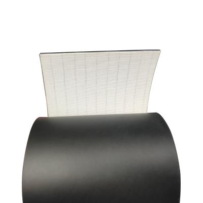 Cina Supporto on-line Treadmill nero in PVC con nastro trasportatore per nastro trasportatore in vendita