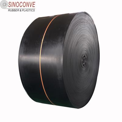 China 220/380V Voltage Rubber EP Fabric Polyester Rock Conveyor Belt with Design for sale