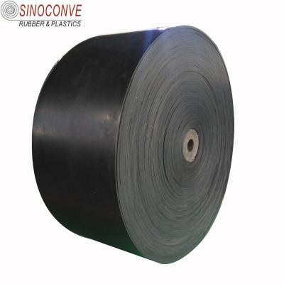 China 220/380V Voltage Rubber EP Fabric Polyester Rock Conveyor Belt with Design for sale