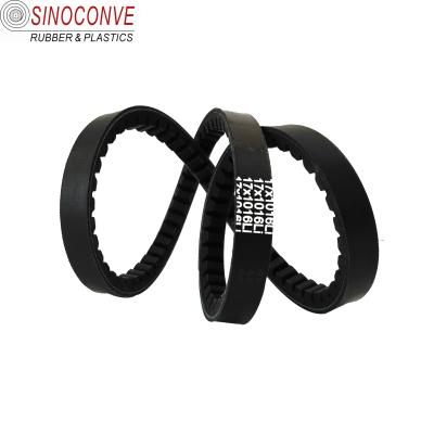 Cina Intervallo di temperatura da -50 °C a 120 °C Ventilatore automatico Rubber Raw Edge Cogged Belt ISO1813 Conduttore statico in vendita
