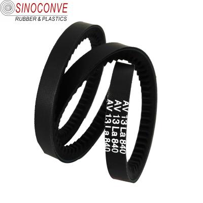Cina Intervallo di temperatura da -50 °C a 120 °C Ventilatore automatico Rubber Raw Edge Cogged Belt ISO1813 Conduttore statico in vendita
