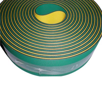 Cina Distanza personalizzata e cintura di trasmissione piatta in gomma di nylon con spessore da 2 a 10 mm in vendita