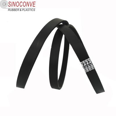 Cina Cinture EPDM nere standard a nervatura 12pk con texture di superficie ruvida e dimensioni standard in vendita