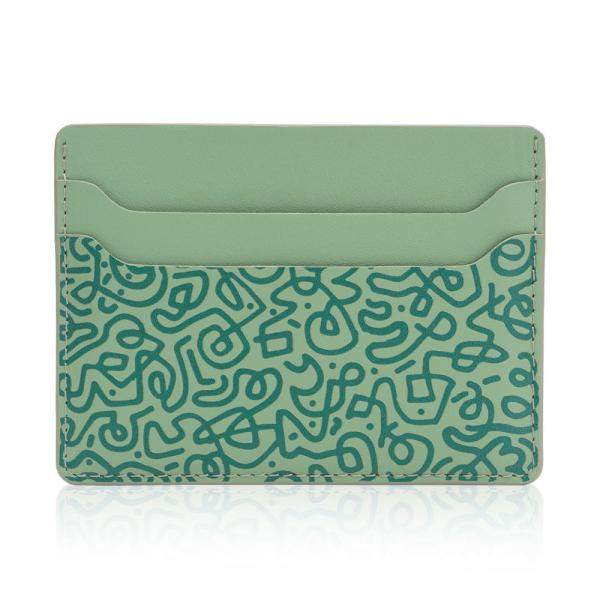 Quality 35mm PU Leather Card Holders RFID Blocking Credit Card Wallet Custom Design for sale