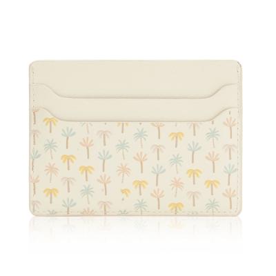 China Slim Minimalist Leather Card Holders RFID Blocking Card Case Wallet Custom Logo for sale