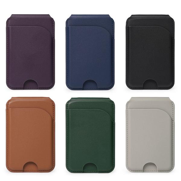 Quality Custom Color PU Leather Card Holders Leather Phone Case With Stand for sale