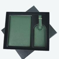 Quality Portable PU Saffiano Leather Passport Holders Set Custom Logo Passport Cover for sale