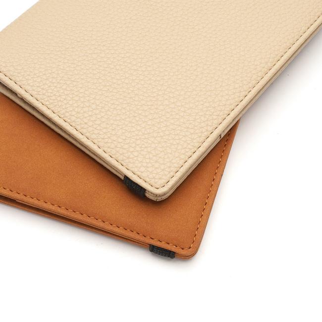 Custom passport holder interior view