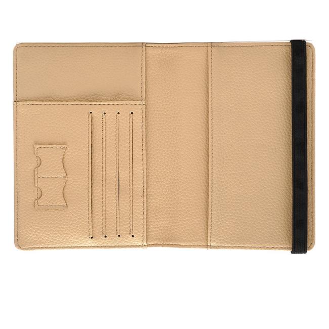 Custom passport holder card slots
