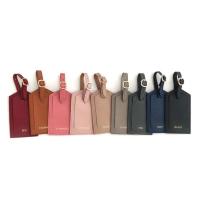 Quality Fully Customized Leather Luggage Labels Travel Luggage Name Tags With Privacy for sale