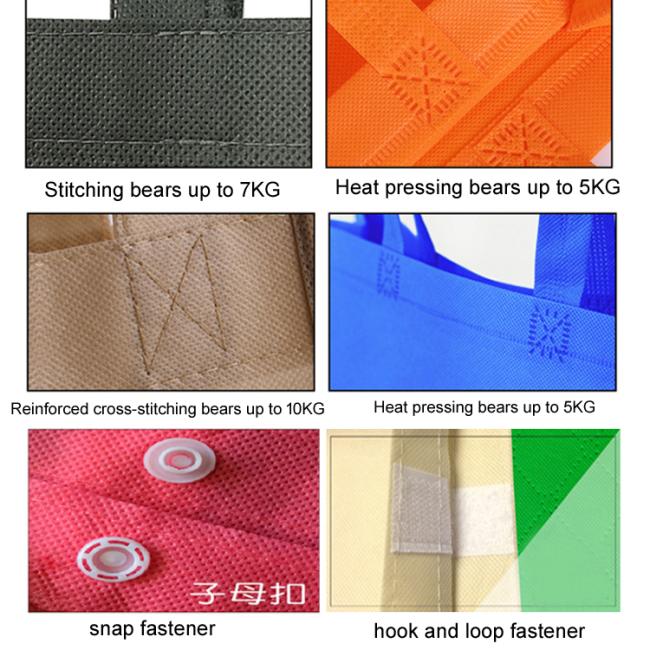 Non Woven Tote Bags Printing Promotional Non Woven Shopping Bags With Custom Logo 8