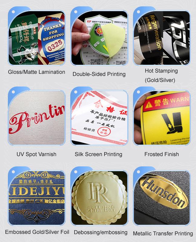 Custom Roll Labels Paper Self-Adhesive Stickers Roll With Artwork Printing For Packaging Branding 5