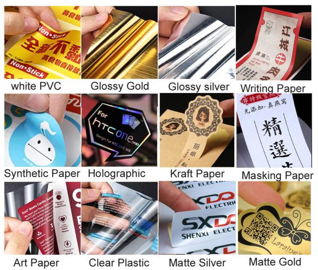 Custom Printed Clear Stickers Transparent Self Adhesive Labels Plastic Sticker Label Supplier 4