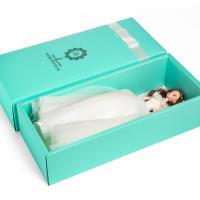 China Custom White Paperboard Boxes With Lid Folding Clothing Packaging Boxes for sale