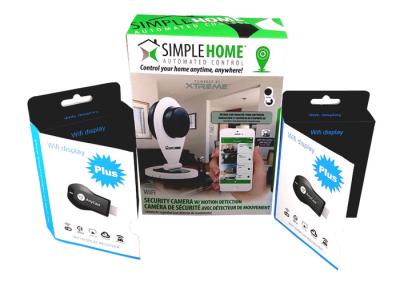 중국 로고를 가진 관례에 의하여 인쇄되는 서류상 전자 포장 책 작풍 재생된 상자 판매용