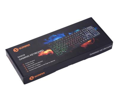 China Custom F-Flute Corrugated Cardboard Keyboard Packaging Mailer Boxes Manufacturer for sale