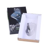 China Custom Printed Corrugated Packaging Mouse Window Boxes Supplier With Blister Tray for sale