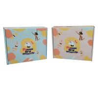 China Custom 32 ECT E Flute Corrugated Cardboard Shipping Boxes With Inside Printing for sale