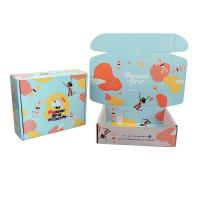 China Custom 32 ECT E Flute Corrugated Cardboard Shipping Boxes With Inside Printing for sale