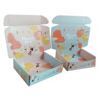 China Custom 32 ECT E Flute Corrugated Cardboard Shipping Boxes With Inside Printing for sale