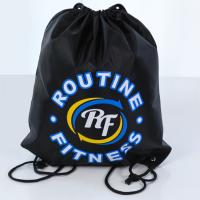 China Custom Drawstring Bags With Logo print for sale