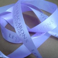 China Custom Puff Printed Satin Ribbons for sale