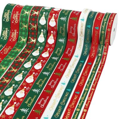 Cina Nastro Grosgrain Personalizzato con Logo in Argento Foil Nastro per Imballaggio Personalizzato con Marchio in vendita