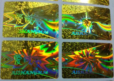 Cina Etichette stampate su ordinazione dell'autoadesivo dell'ologramma in vendita