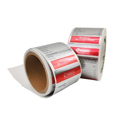 중국 사용자 지정 롤 라벨 종이 자기 접착 스티커 롤과 예술 작품 인쇄 포장 브랜드 판매용