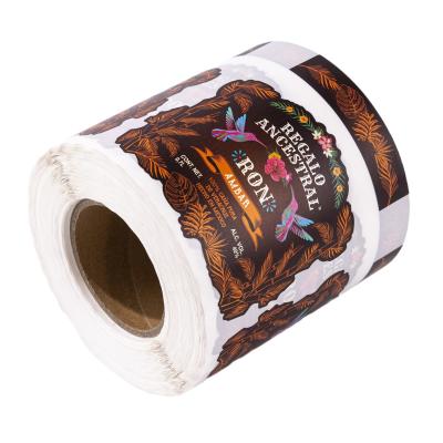 Cina Etichette stampate su misura per bottiglie di vino in vendita