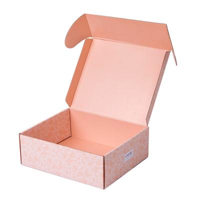 China Bespoke F-Flute Corrugated Paper Mailer Boxes Packaging With Artork Printing for sale