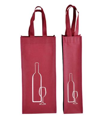 China Gift Non Woven Polypropylene Bags , Custom Non Woven Bags Tall Bottle for sale