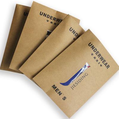 Cina Il sacchetto di carta piano stampato su ordinazione di Kraft avvolge il pacchetto della finestra dell'abbigliamento delle borse in vendita