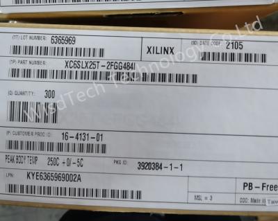 중국 XC6SLX25T-2FGG484I 스파르탄-6 LXT 필드 프로그래밍 가능한 게이트 어레이 FPGA 통합 회로 판매용