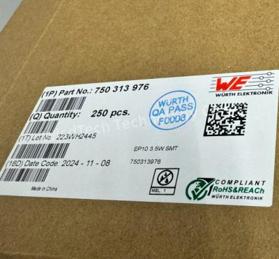 China 750313976 Flyback Converters For For DC/DC Converters SMPS Transformer 1500Vrms Isolation 200 ~ 300kHz Surface for sale