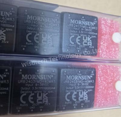 China URB2403YMD-40WR3 Isolated Module DC DC Converter 1 Output 3.3V 10A 9V - 36V Input for sale