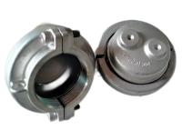 Quality 2 Inch 60.3mm Stainless Steel End Caps For PVC PP Tube Hydrostatic Pressure for sale