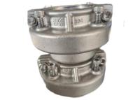 Quality 2.5 Inch 73mm Stainless Steel End Caps For PVC PP Tube With High Pressure for sale