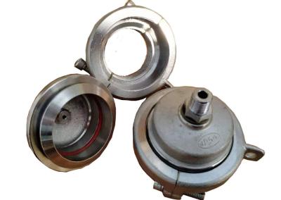 China Durable Stainless Steel 304 End Closure For Plastic Pipes Pipe Seal End Caps Silvery White Color Precision Casting Meets ISO1167 for sale