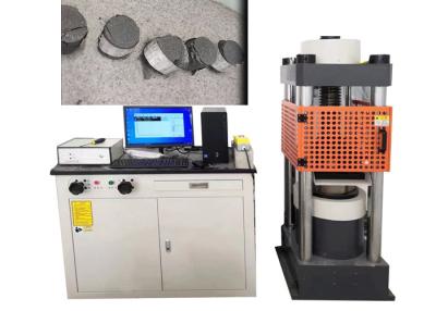 China PC Controlled Hydraulic Universal Testing Machine Suitable for Testing Compressive Resistance of Various Construction Materials for sale