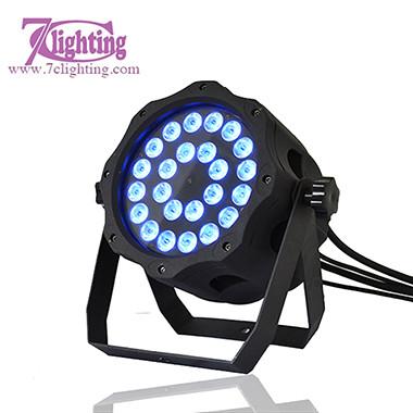 China IP65 QuadPAR LED24,24LEDs RGBW PAR64 LED Stage Lighting for sale