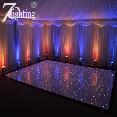 China Starlit LED Dance Floor Pannel 60x60CM Twinkling LED Dance Floor for Event,Stage,Nightclub Floor Lighting Decoration for sale