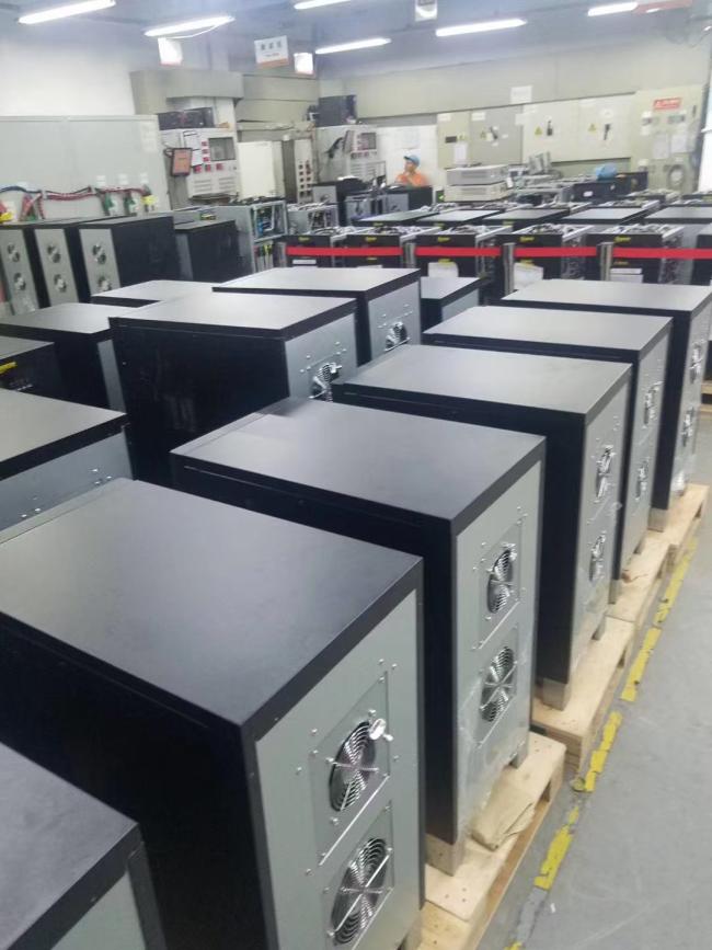 High-frequency tower UPS single input single output dual conversion online operation