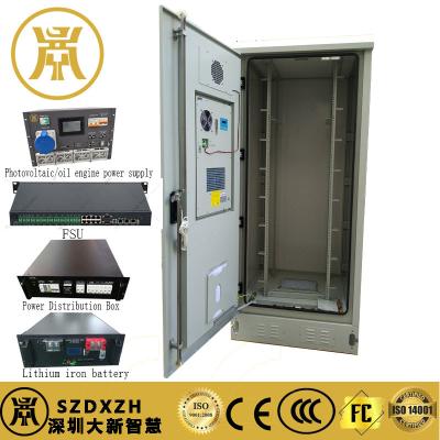 Chine Armoire d'alimentation extérieure 40U Armoire de site de cellule intégrée avec système de rectificateur UPS à vendre
