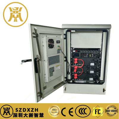 China 3кВ наружной корпус UPS IP55 Lifepo4 батарейный шкаф 48В с 3 шт батареи и кондиционером for sale