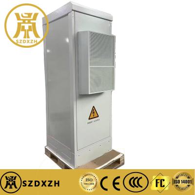 China 40U Outdoor 19 Rack Cabinet Weatherproof Outdoor Enclosure IP55 With Cooling And Power System for sale