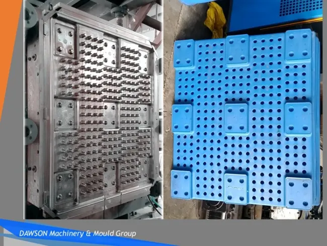 HDPE PP Plastic Pallets Accumulation Extrusion Blowing Moulding Machines 250L High Quality Plastic Blow Molding Machine